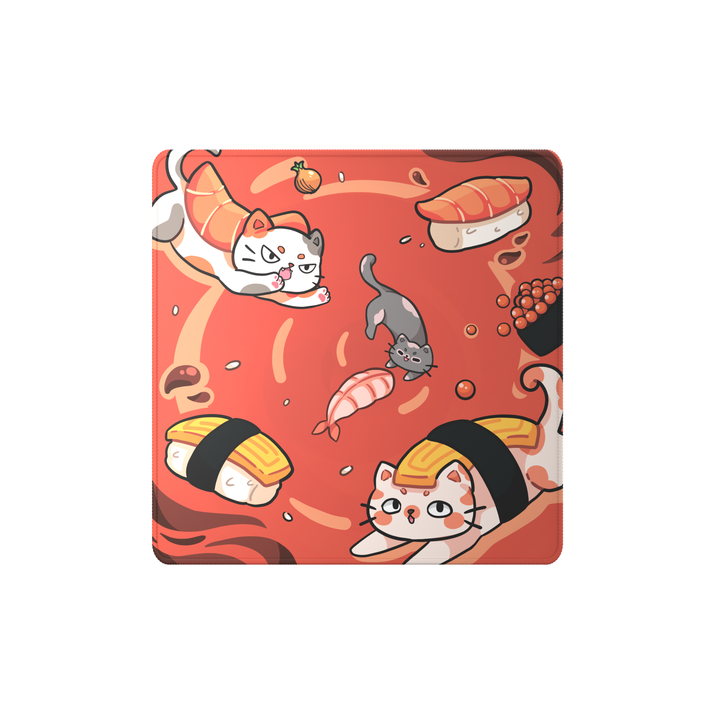 Dark Project Sushi Cats Pro Mousepad L